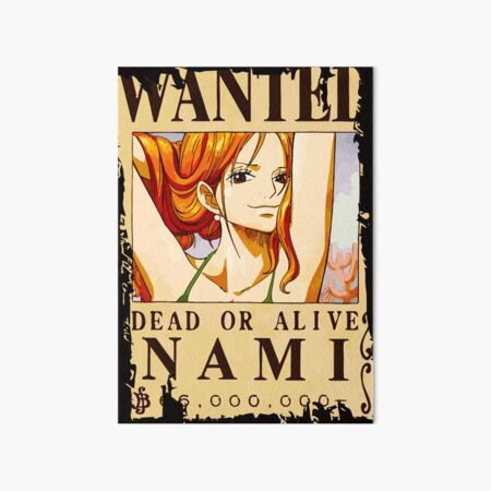 "Curly Dadan One Piece Mountain bandit Bounty Poster" Art Board Print ...