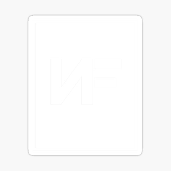 "NF American Rapper Logo" Sticker for Sale by GullyCult | Redbubble