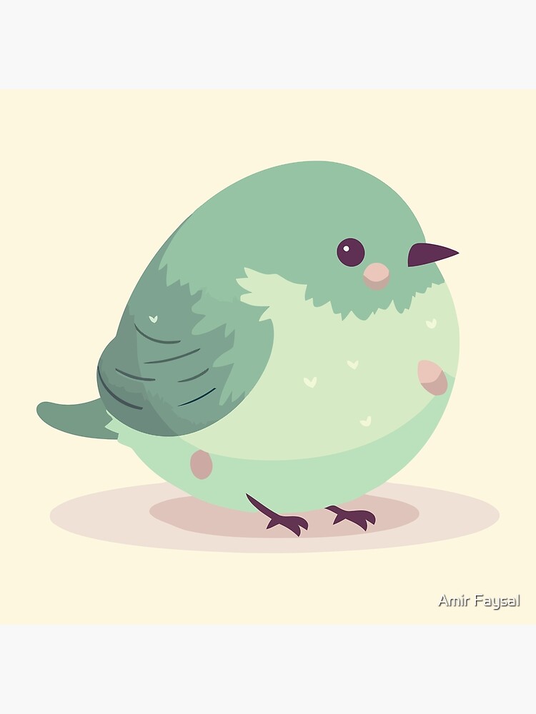 Fat Bird Drawing