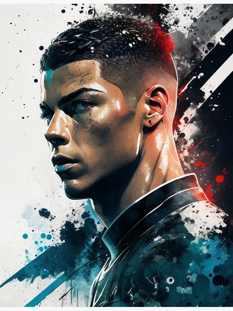 "Cristiano Rolando Art in the style" Sticker for Sale by mohdshahzeb ...