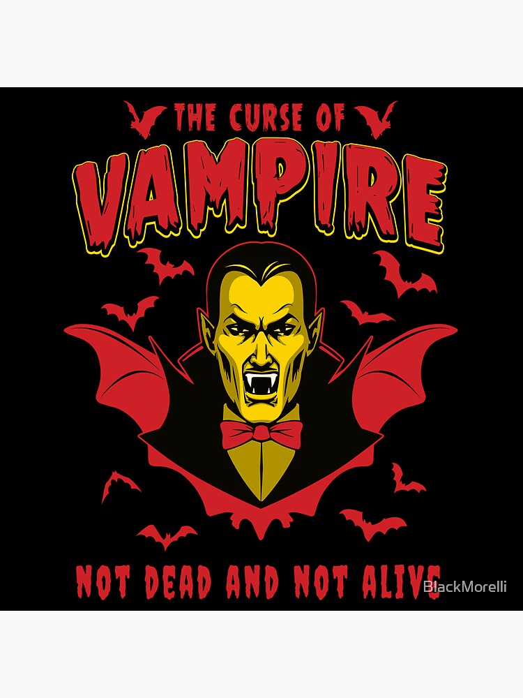 "Curse of Vampire. Not dead and not Alive" Sticker for Sale by ...