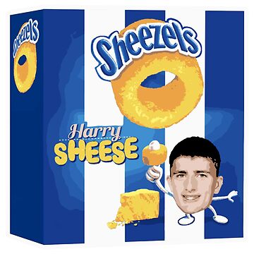 "Harry Sheezel Cheesels Packet" Sticker for Sale by Balla Sports ...