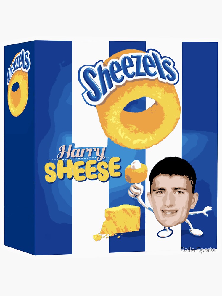 "Harry Sheezel Cheesels Packet" Sticker for Sale by Balla Sports ...