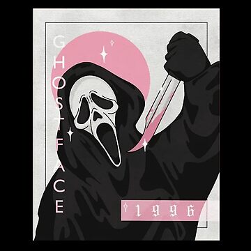 "Pink Ghostface Scream" Sticker for Sale by antonylung | Redbubble