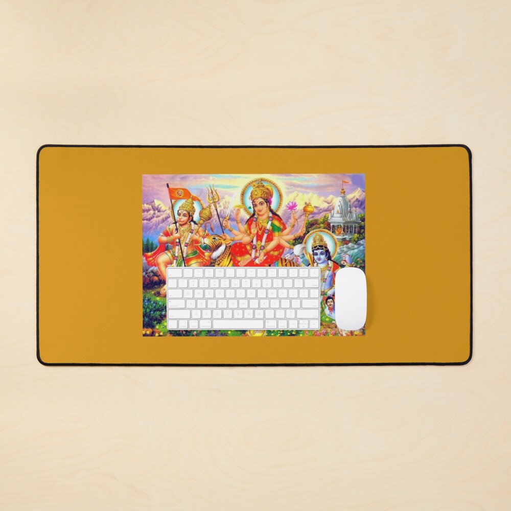 "Ambe Maa Poster" Sticker for Sale by Rajat Sharma | Redbubble