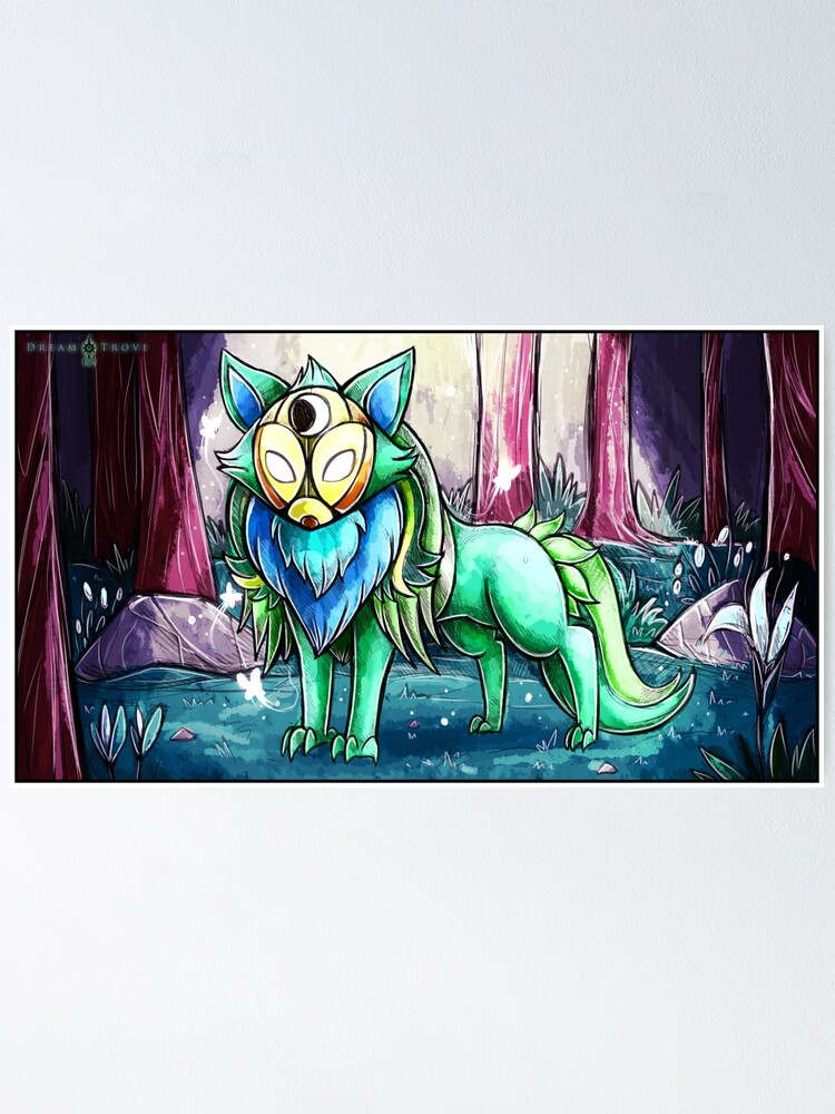 "The Masked Creature" Poster for Sale by Dreamtrove | Redbubble