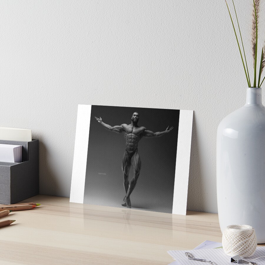 "gigachad" Poster by nismod | Redbubble