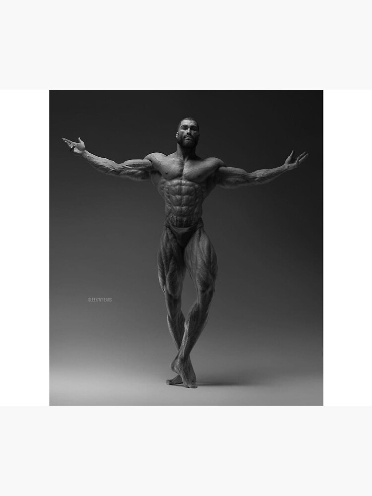 "gigachad" Poster by nismod | Redbubble