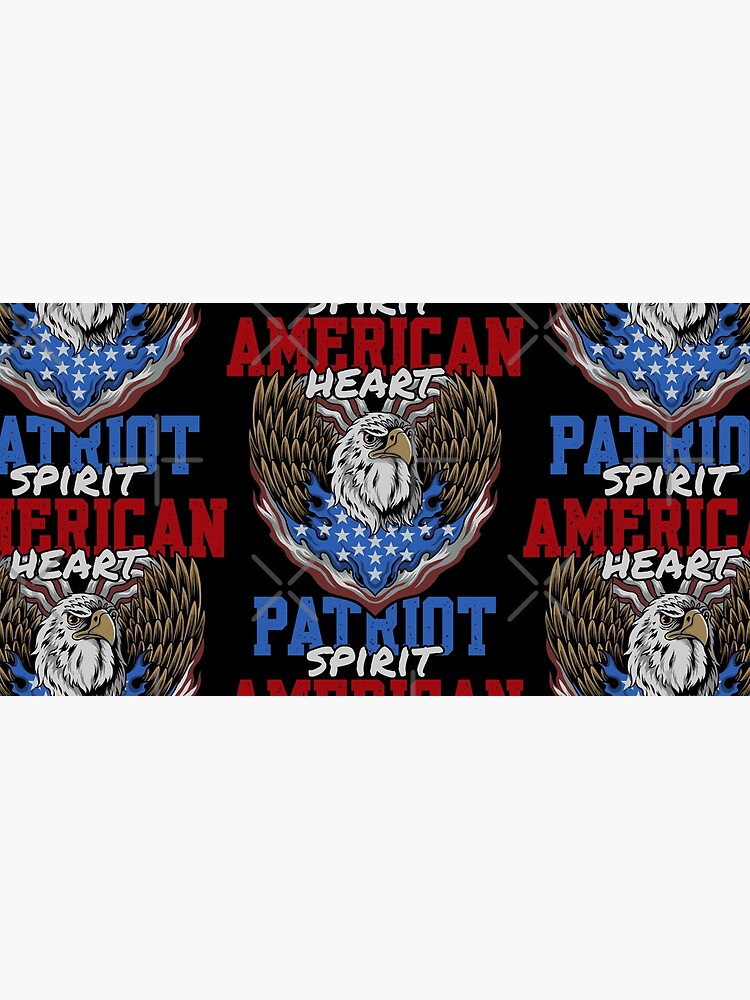 ""American Heart, Patriot Spirit"" Mouse Pad for Sale by ShirtCreekTees | Redbubble
