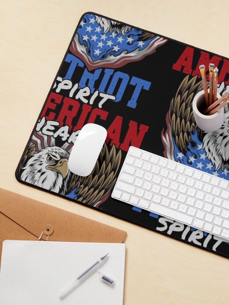 ""American Heart, Patriot Spirit"" Mouse Pad for Sale by ShirtCreekTees ...