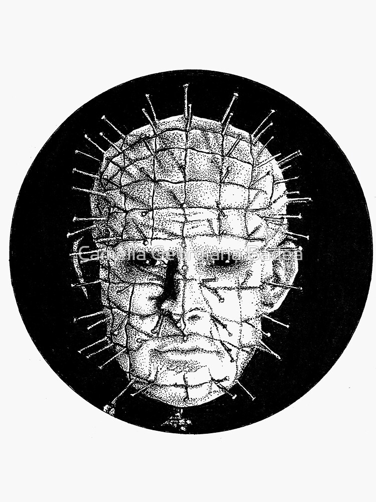 "Pinhead" Sticker for Sale by Saazios | Redbubble