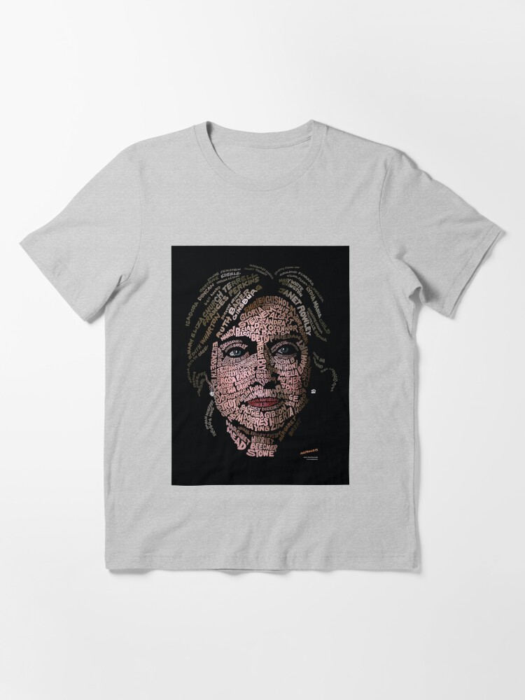 "Hillary Clinton: Historic Women Portrait" T-shirt for Sale by ZenPop ...