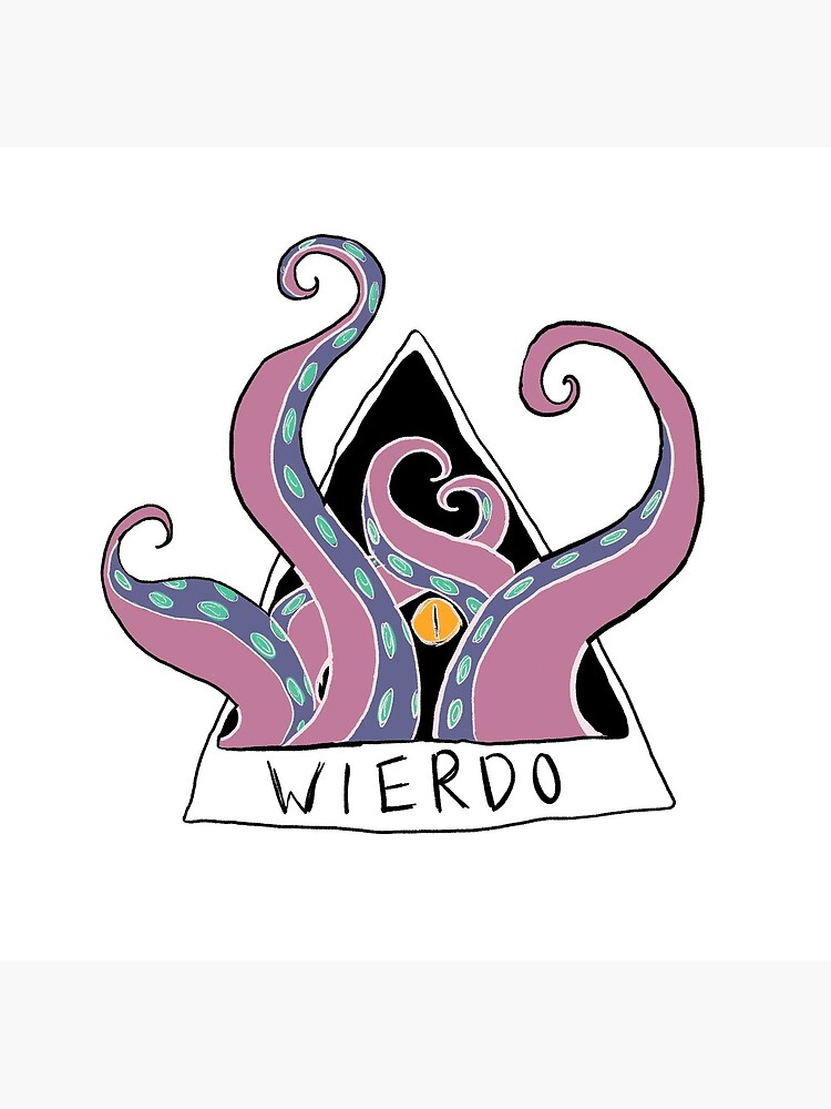 "weirdo" Art Print for Sale by ghostbuggy | Redbubble