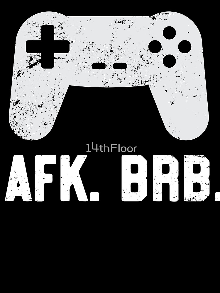 "AFK. BRB. Away From Keyboard Gamer Controller" Scarf by 14thFloor ...