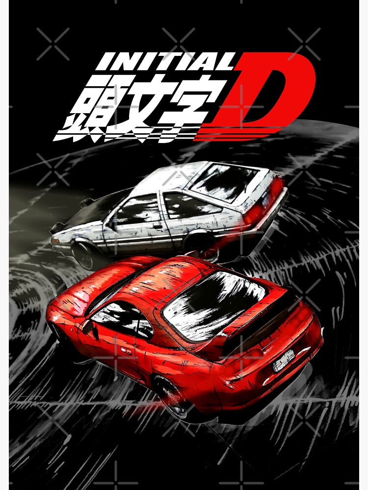 "Initial D AE86 drifting" Sticker for Sale by Tokyo Retro | Redbubble