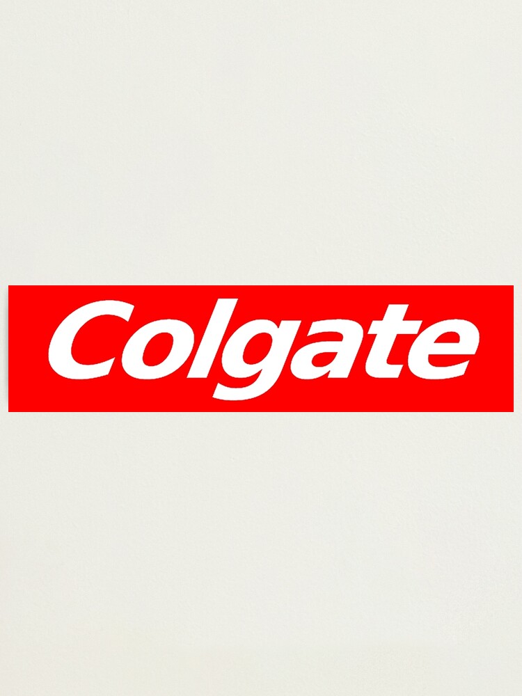 "colgate box logo" Photographic Print by gosbo | Redbubble