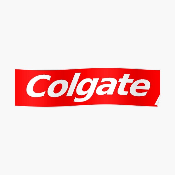 Poster: Colgate Logo | Redbubble