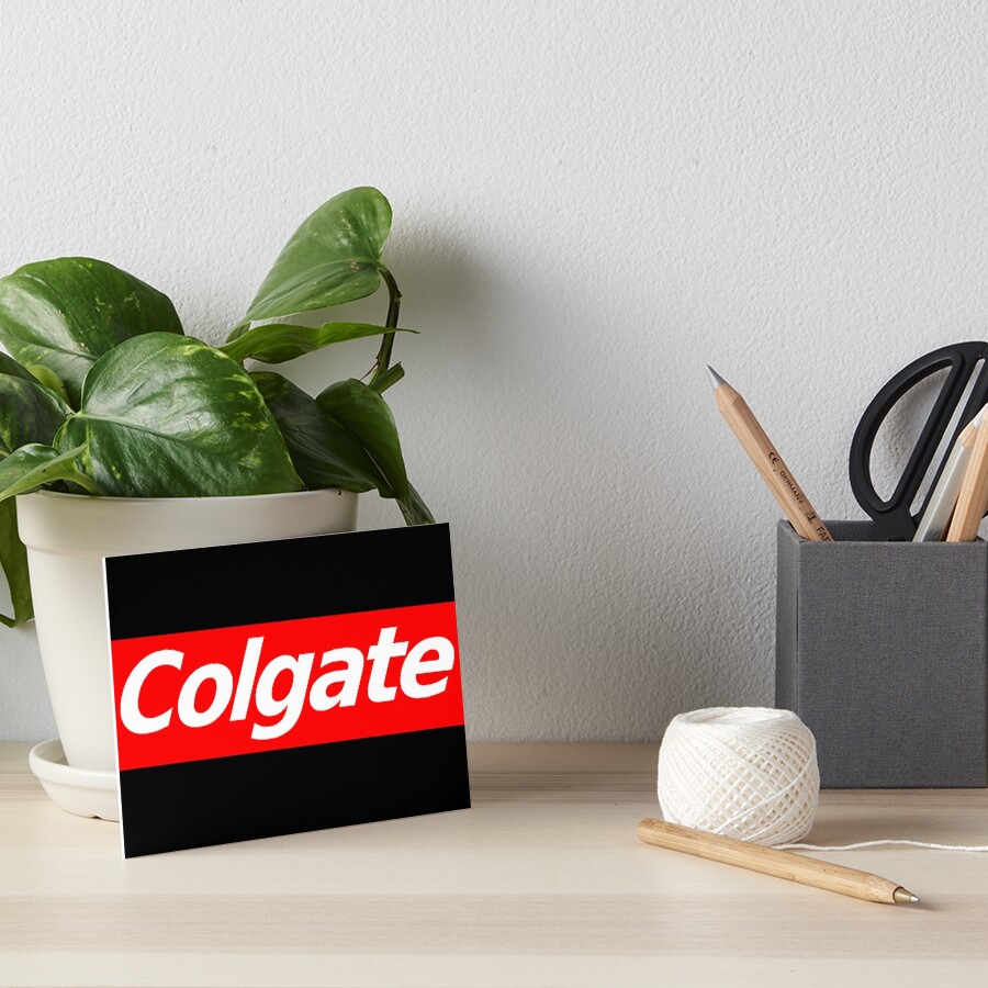 "colgate box logo" Art Board Print for Sale by gosbo | Redbubble