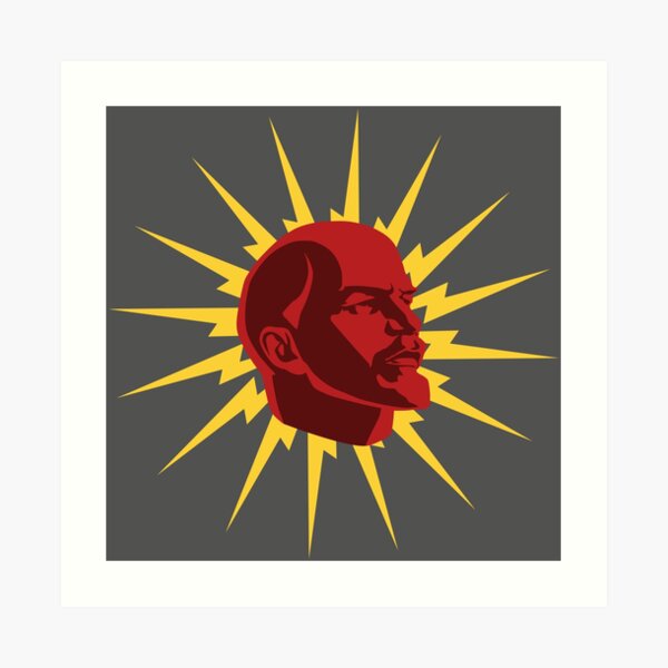 "Comrade Lenin – Camarade Lénine" Art Print by Chocodole | Redbubble