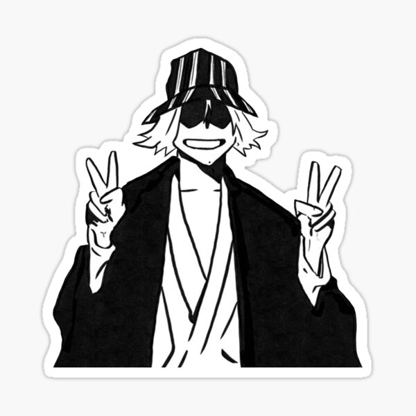 "Kisuke Urahara" Sticker for Sale by D7-7-7 | Redbubble