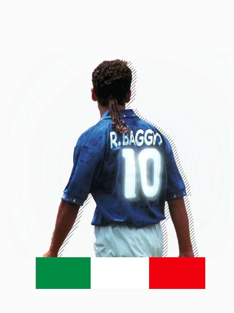 "Roberto Baggio" T-shirt for Sale by younessalmi | Redbubble | football ...