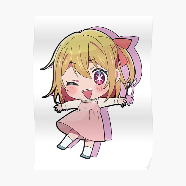 "My Idols Child oshi no ko Chibi baby Hoshino Ruby" Poster for Sale by TrashCanFanDom | Redbubble