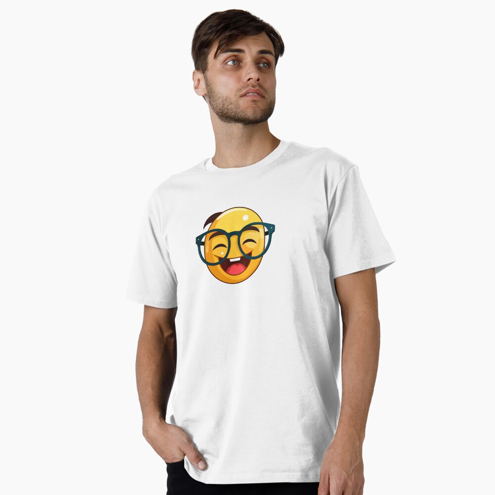 "Goofy Ahh Smiles, nerd face emoji" Sticker for Sale by Artwyz | Redbubble