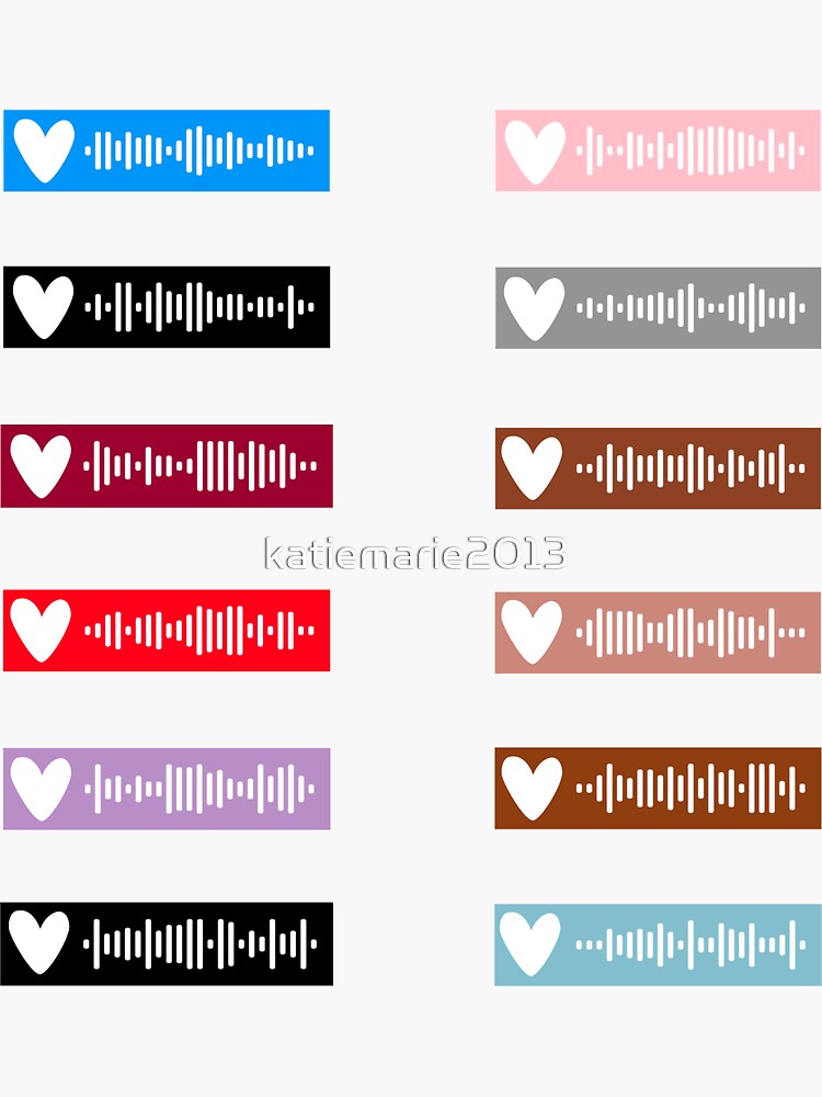 "Taylor Swift Album Collection Song Codes" Sticker for Sale by ...