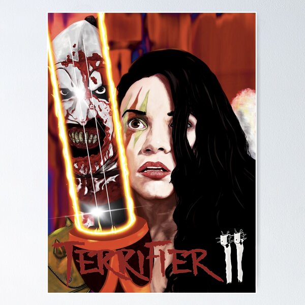 "terrifier II Poster" Poster for Sale by galeaheiner | Redbubble
