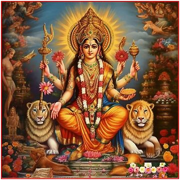 "Jai mata di " Sticker for Sale by aruvanita | Redbubble