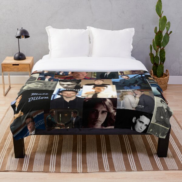 "Matt Dillon Abstract Collage" Throw Blanket for Sale by GoghGetta ...