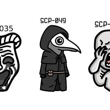 "SCP Anomalies Mug - SCP-035 SCP-049 and SCP-096! SCP Foundation ...