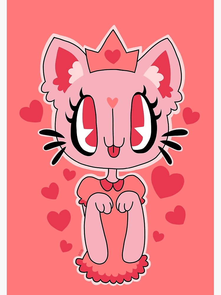 "Smitten Kitten" Art Print for Sale by beebabear | Redbubble
