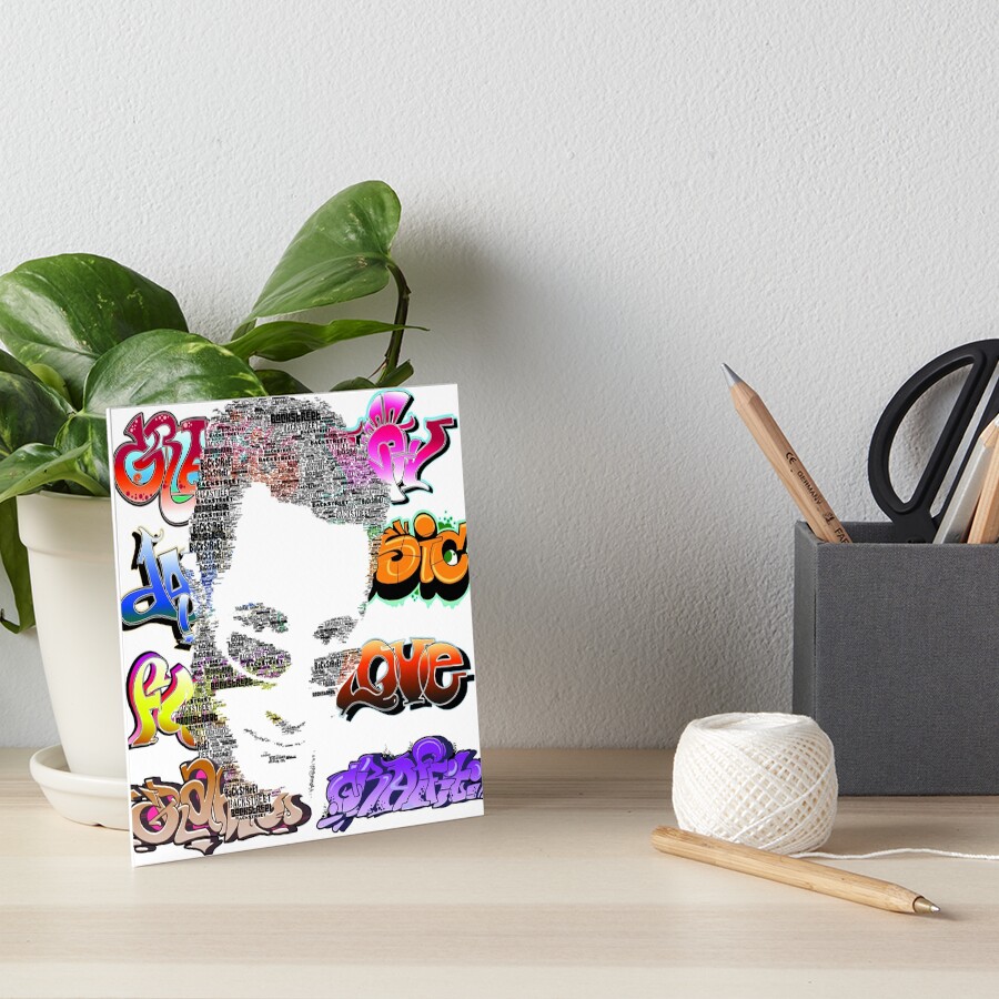 "Backstreet Graffiti AJ" Art Board Print by Studio-CFNW11 | Redbubble