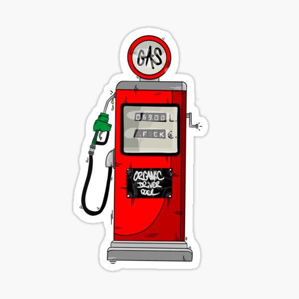 "fuel pump" Sticker by driverfood | Redbubble