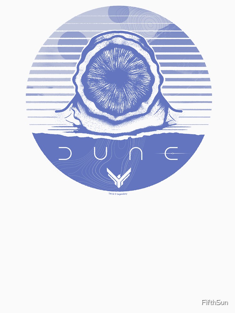 "Dune Sandworm Emerging Poster With Atreides Logo V2" Essential T-Shirt ...