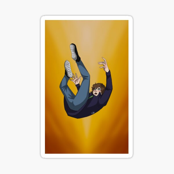 "Apollo/ Lester Papadopoulos falling" Sticker for Sale by RiordanverseG ...