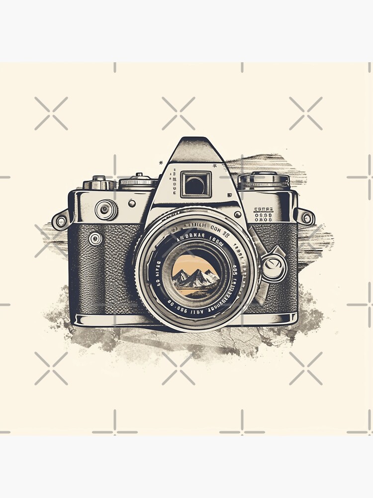 "Vintage Camera" Sticker for Sale by GoodOldVintage | Redbubble