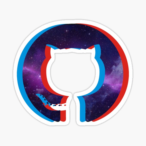 "Github Glitch" Sticker for Sale by TechTeez | Redbubble