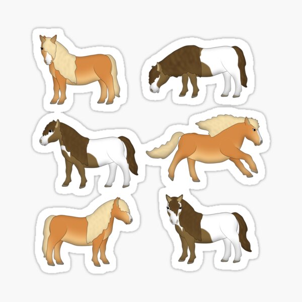 "Pony" Sticker for Sale by schnuppadoo | Redbubble
