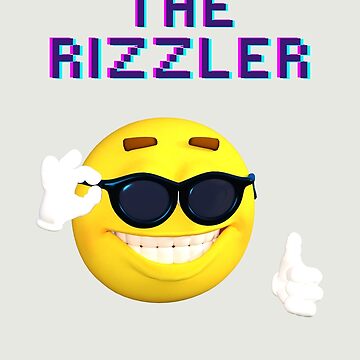 "The Rizzler" Sticker for Sale by Valkyrie-Ghost | Redbubble