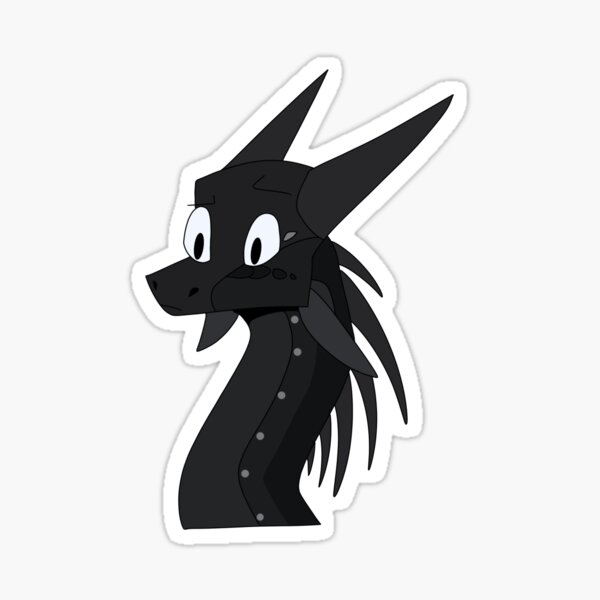"Listener NightWing Wings of Fire " Sticker for Sale by LucyLemonn ...