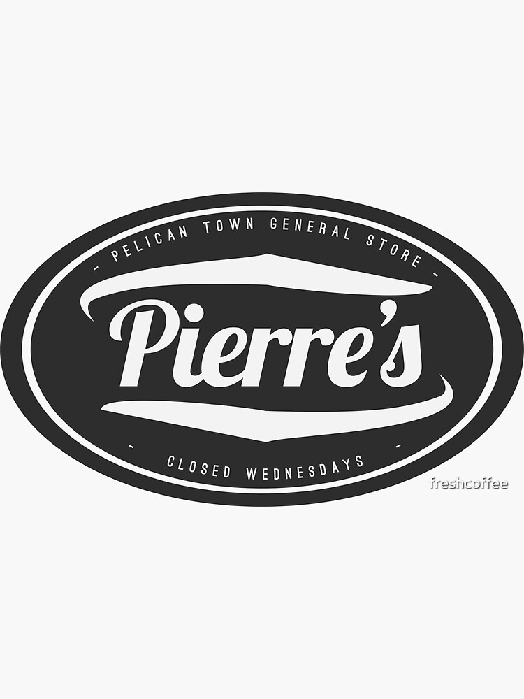 "Stardew Valley Pierres General store logo" Sticker for Sale by ...