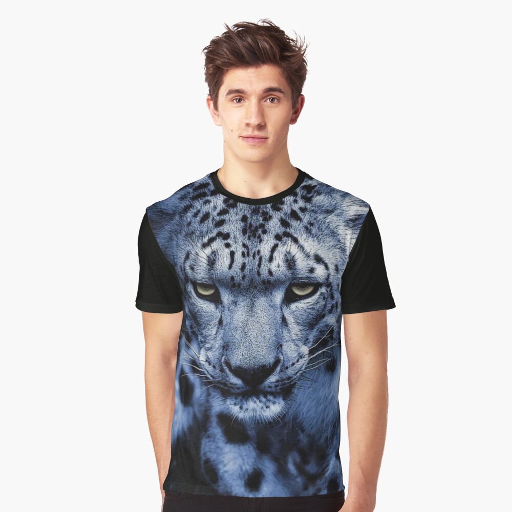 "SNOW LEOPARD" T-shirt by Paparaw | Redbubble