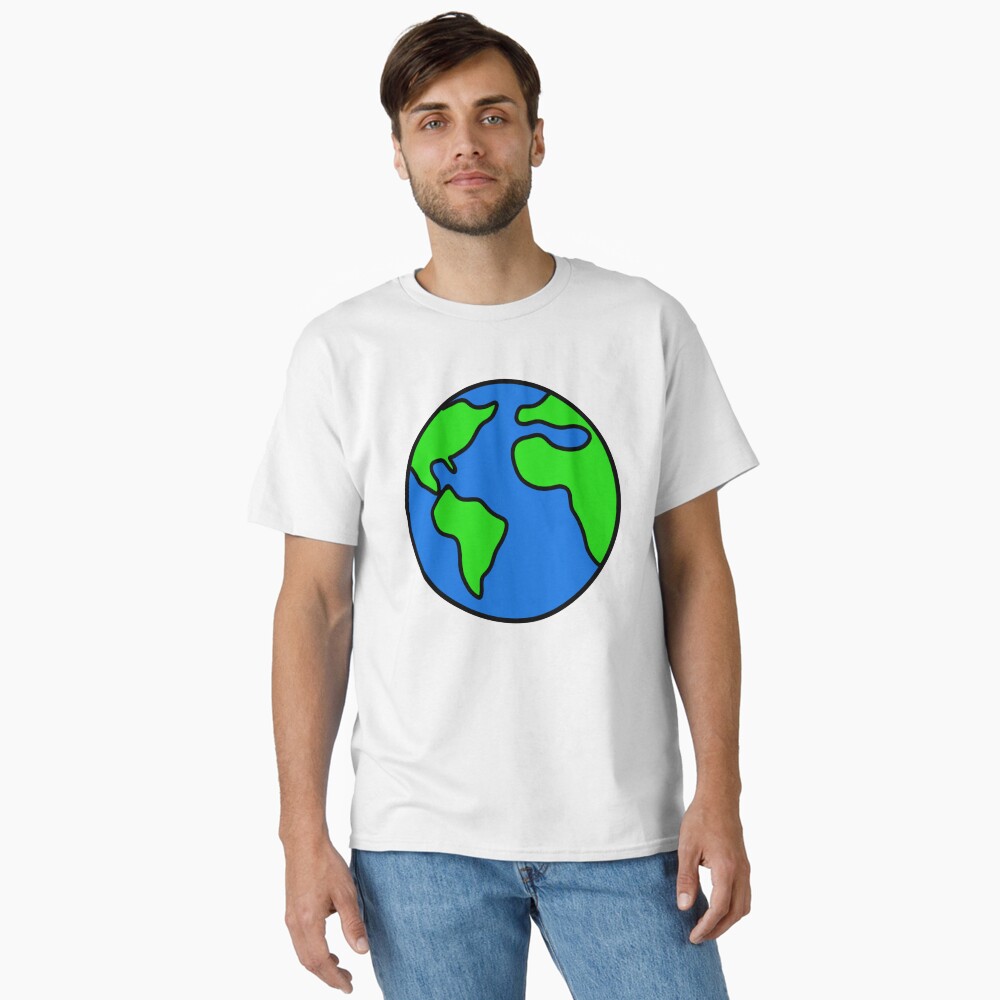 "Simple Earth Icon - Filled" Sticker for Sale by anne-dromeda | Redbubble