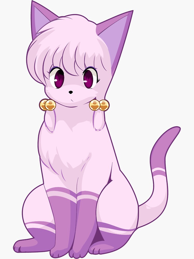 Ranma Shampoo Cat Gummies With 25 Different Die Cut Stickers By Bandai