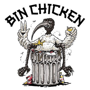 "Bin Chicken Ibis" Sticker for Sale by justie1977 | Redbubble