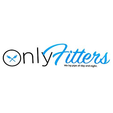 "Only Fitters" Sticker for Sale by bellacristien | Redbubble