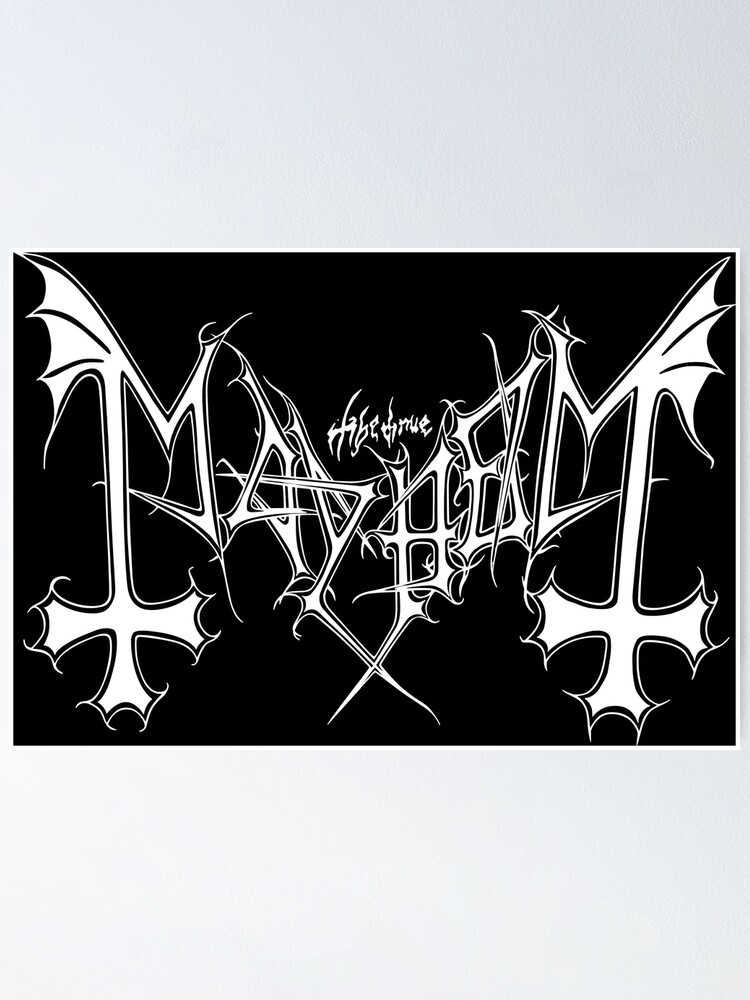 "Mayhem Logo" Poster for Sale by topitoff | Redbubble