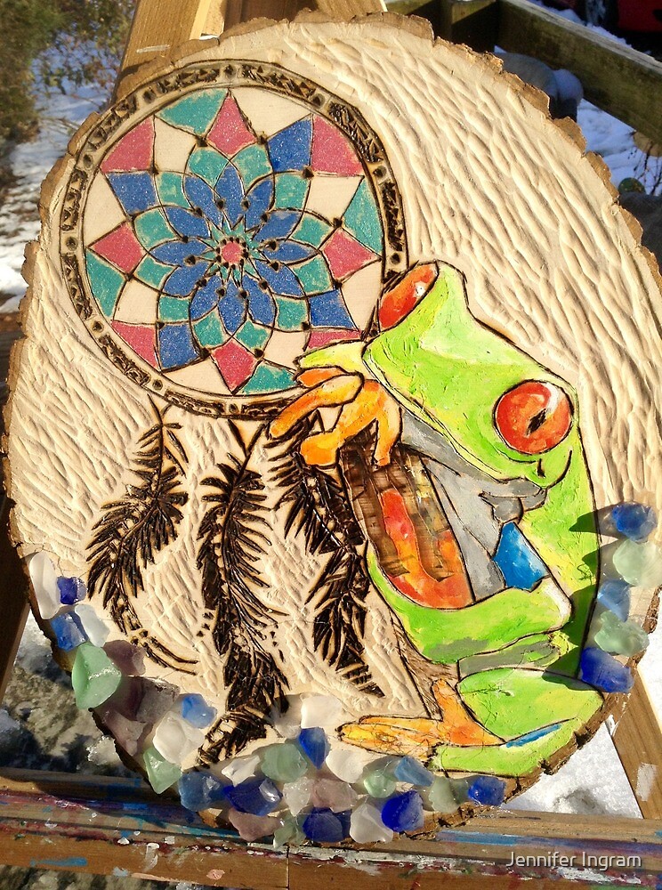 "Native American Frog" by Jennifer Ingram | Redbubble